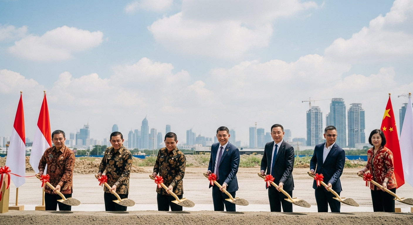 Huabao Groundbreaking Ceremony Indonesia